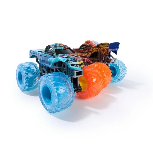 Monster Jam | Toys | Monster Jam Trucks Toy With Zombie Vs Dragon Fire ...